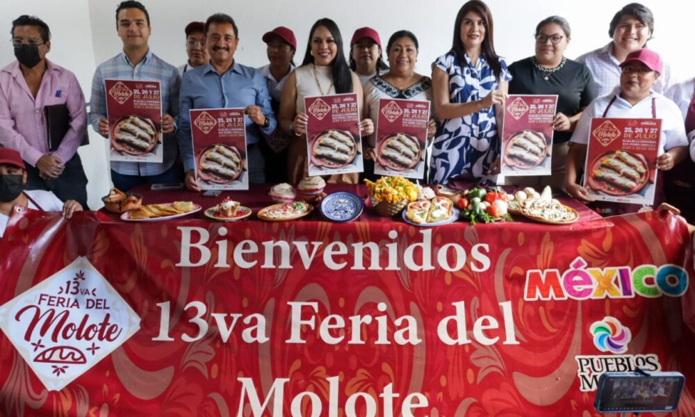 Anuncian la 13ª Feria del Molote en San Pedro Cholula
